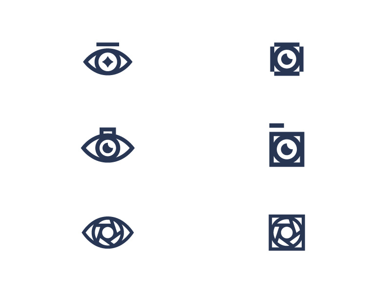 Photography Logo Concepts by Linnea S. on Dribbble