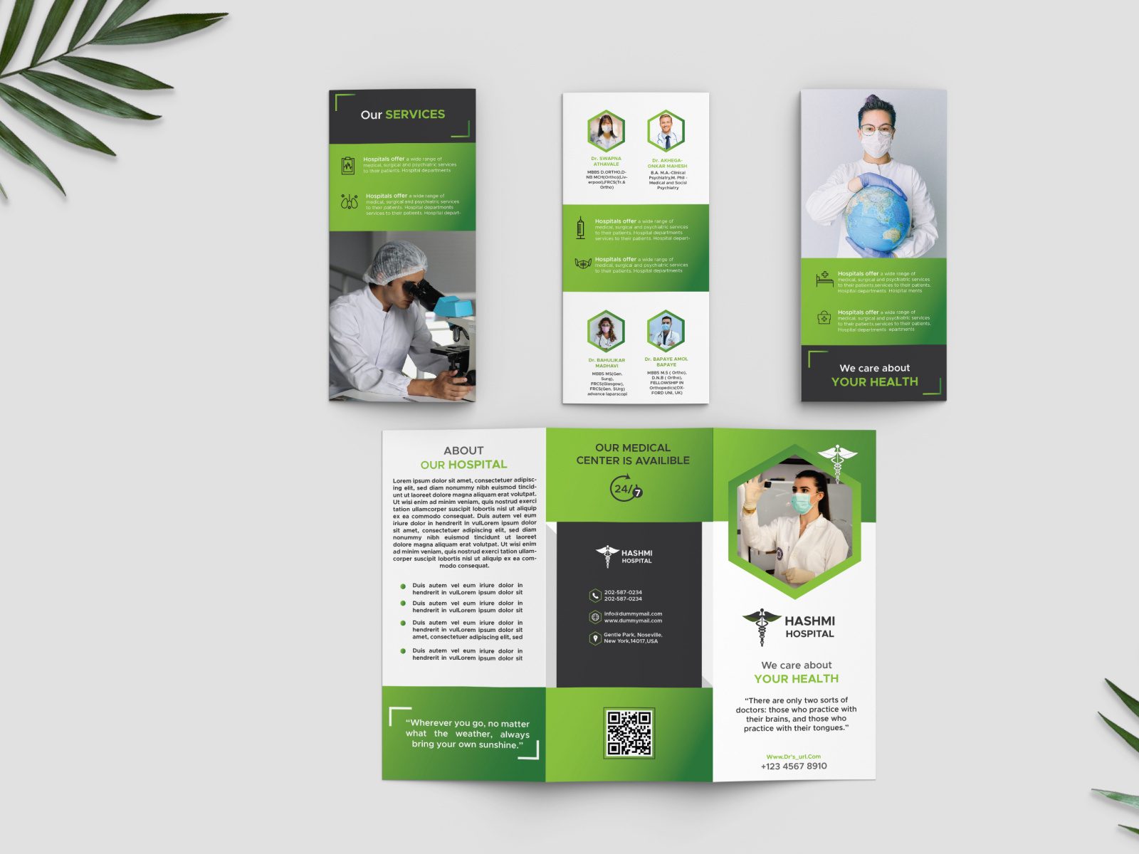 MEDICAL TRIFOLD BROCHURE DESIGN by Irfan Ali on Dribbble