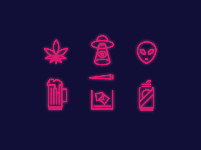 Weekend Icon's by Domenic Taft on Dribbble