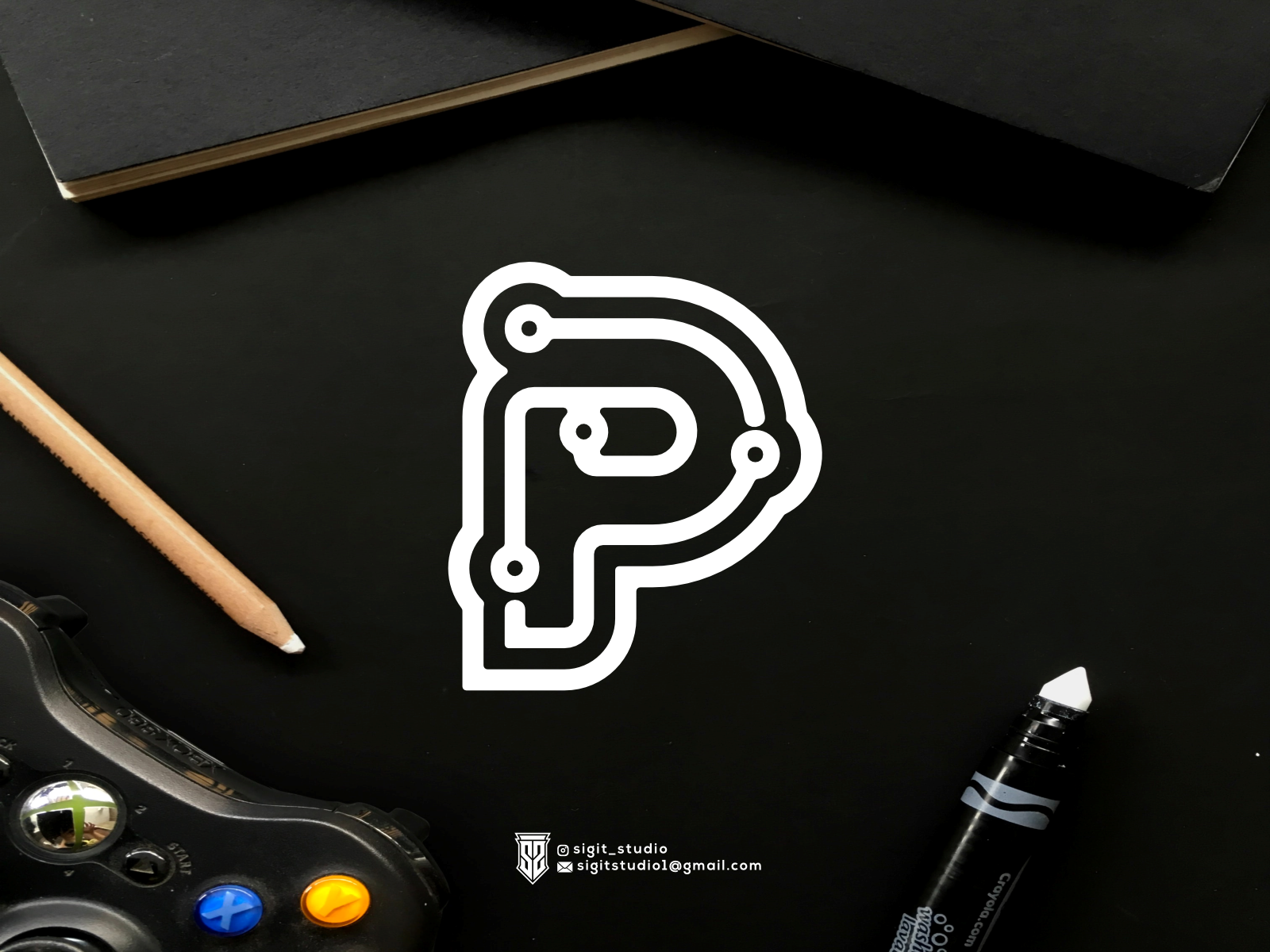 P monogram logo concept by sigit_studio on Dribbble