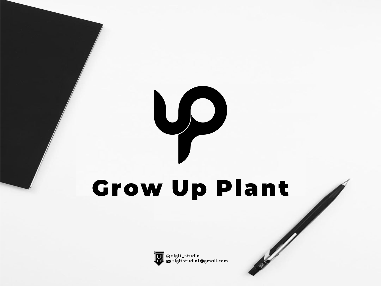 UP monogram logo concept by sigit_studio on Dribbble
