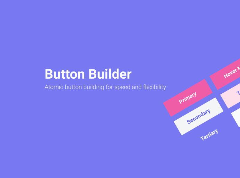 Button Builder by Showkat Mehraj on Dribbble
