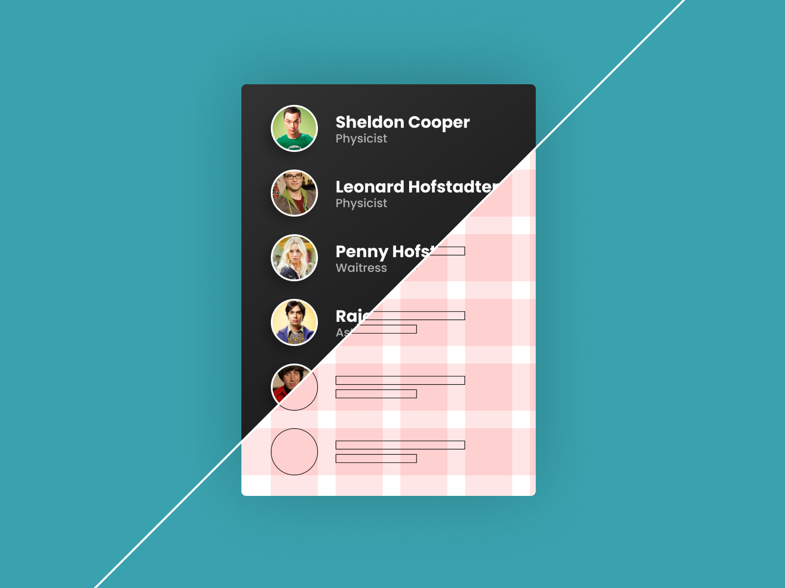 List Layout by Charles Kasasira on Dribbble