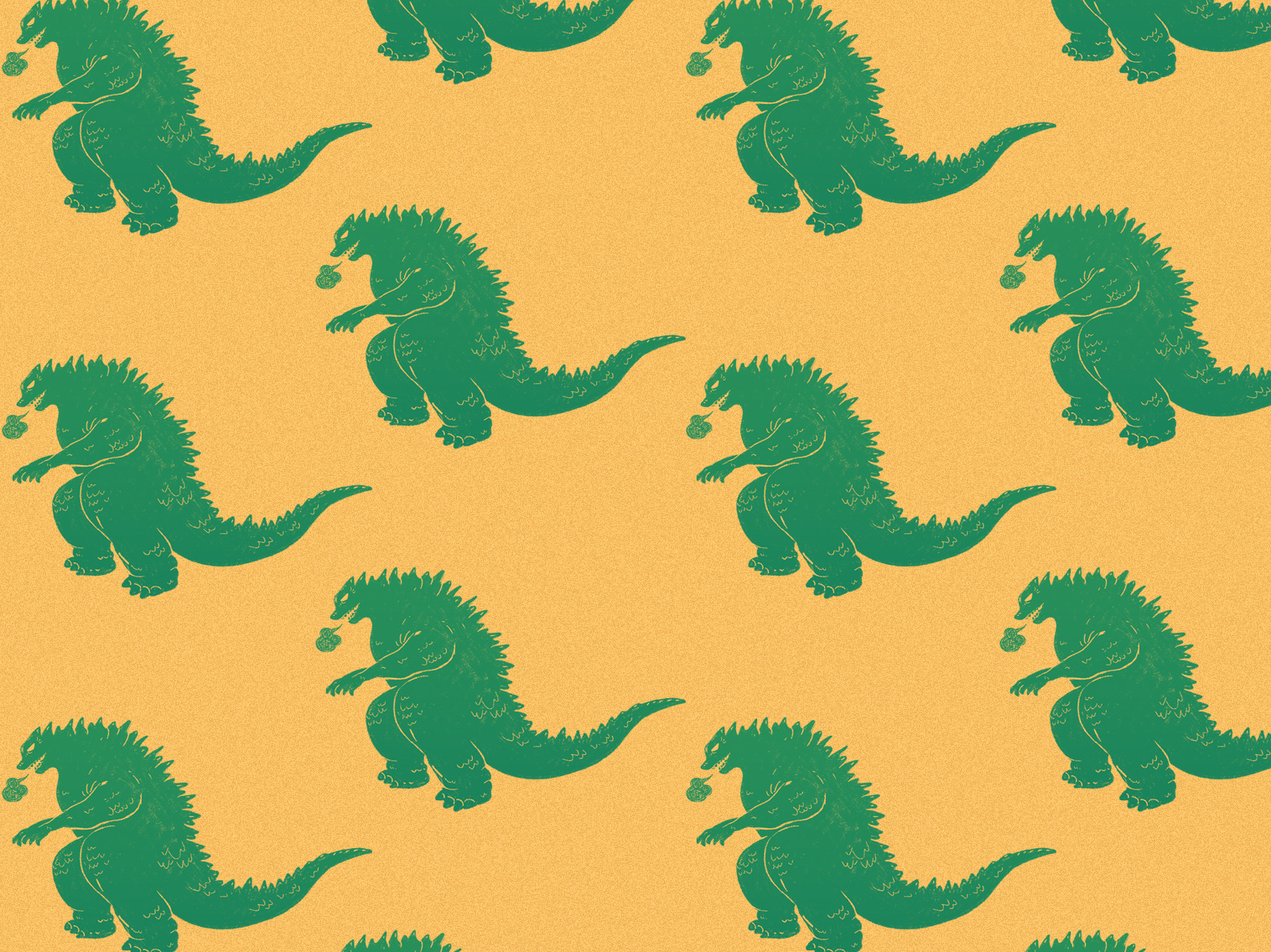 Godzilla by Lonyu on Dribbble