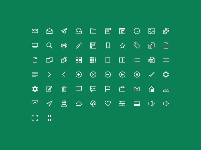 Random icons by Mads Roland on Dribbble