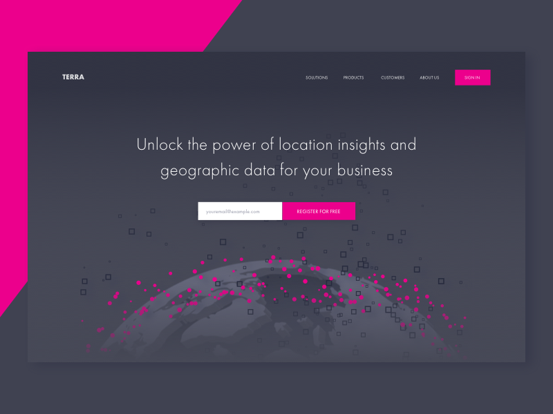 Landing page exploration by Lorenzo Bruno on Dribbble
