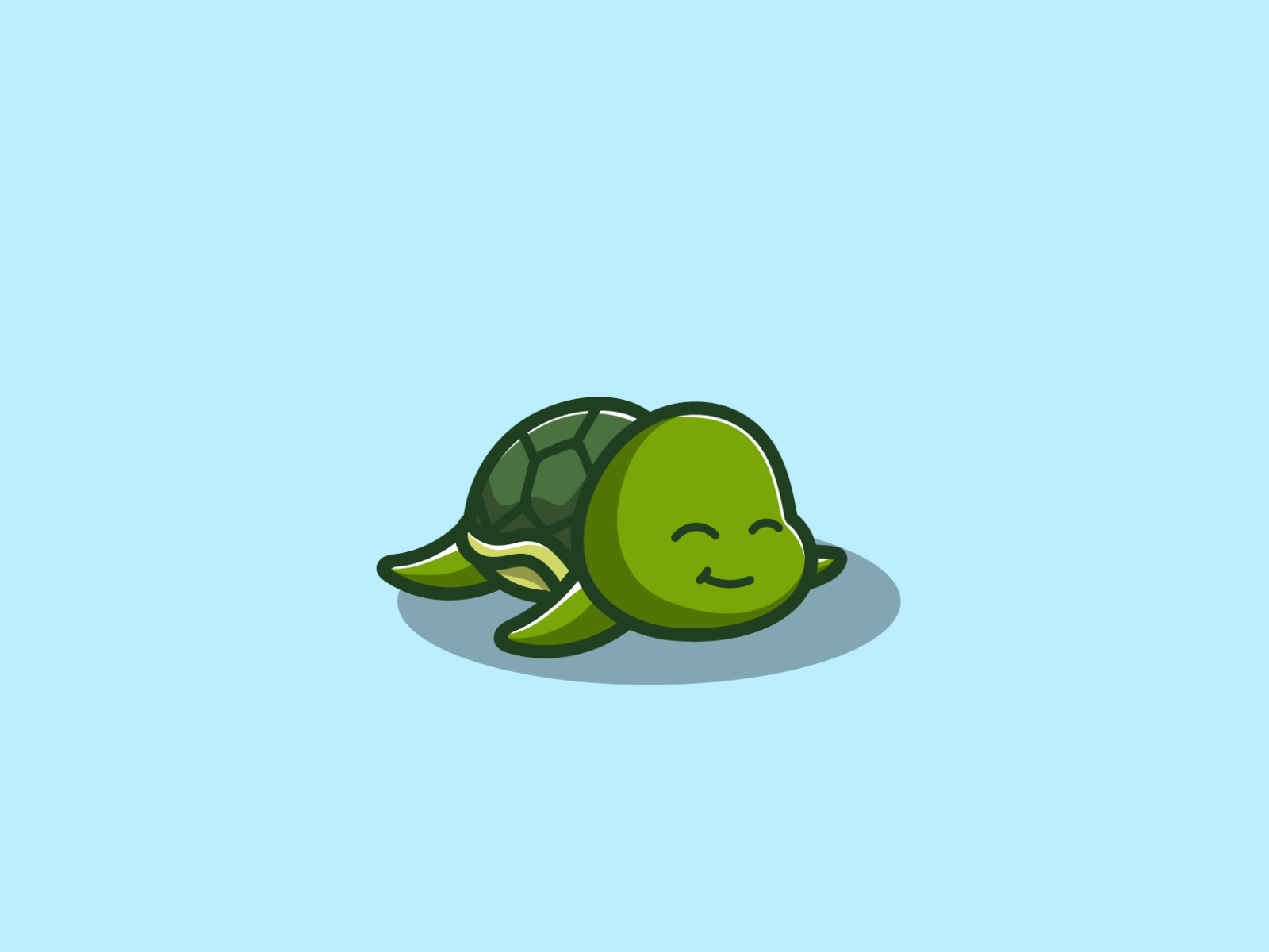 cute turtle by dipo graphic on Dribbble