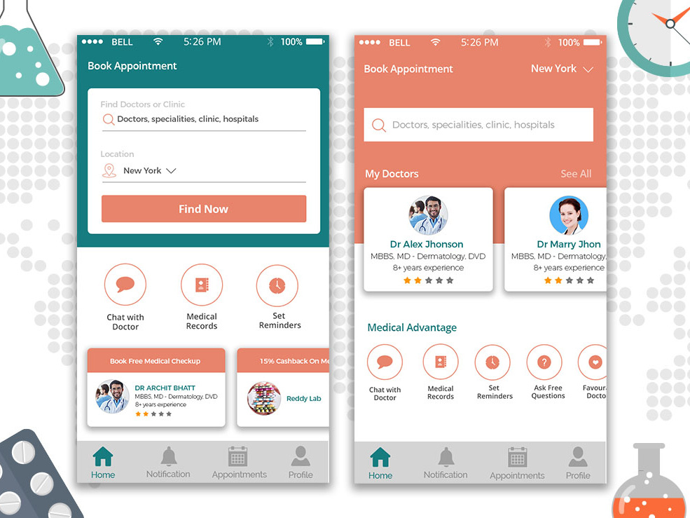 Booking Appointment Medical by Pratik Agrawal on Dribbble