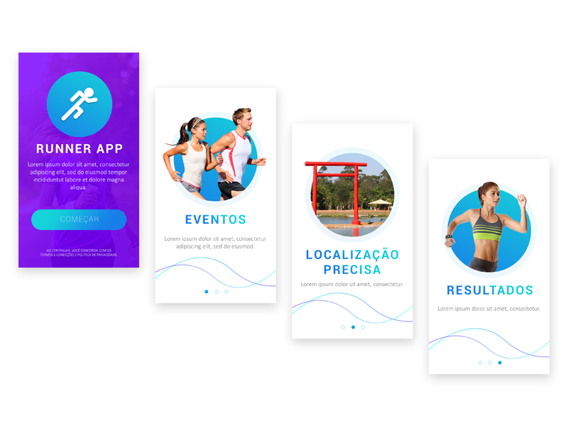 Runner App by Gabriel Hideki Higa on Dribbble