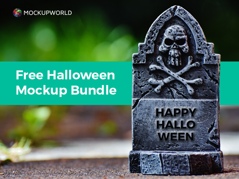 Free Halloween Mockup Set by Mockup World on Dribbble