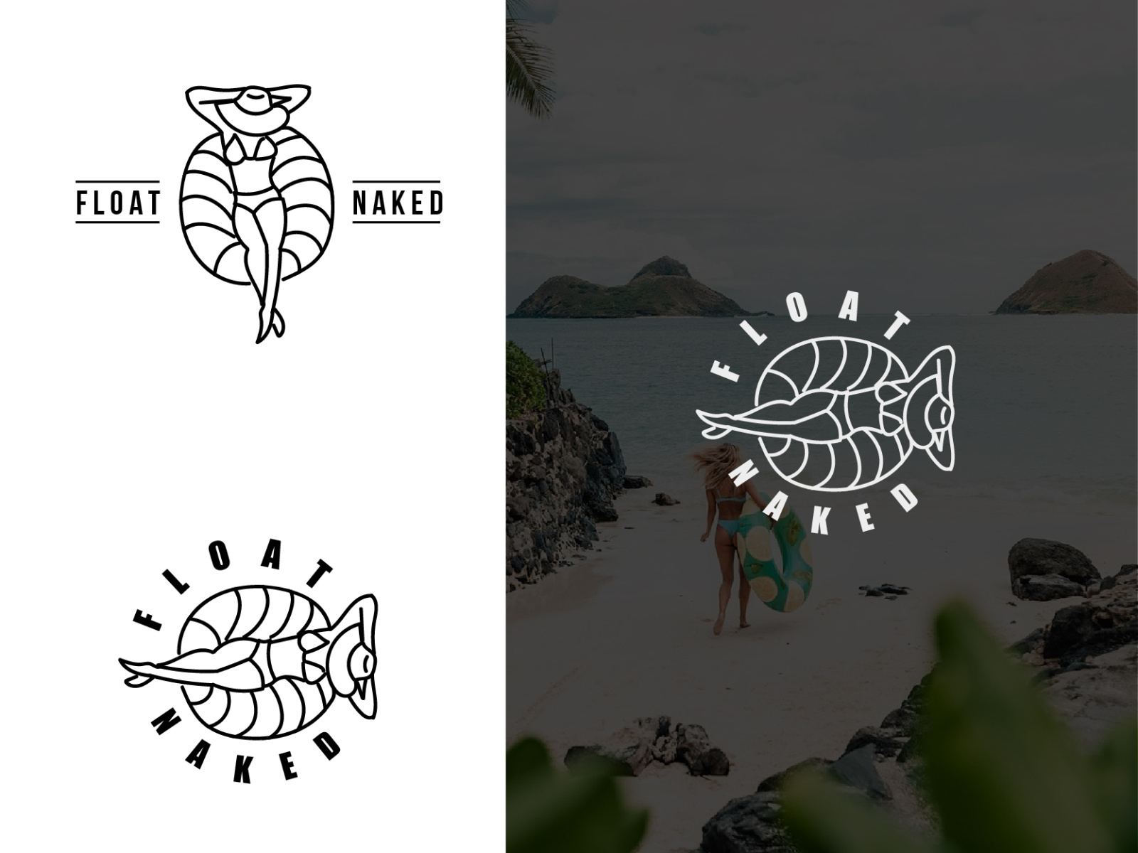 Pool Float Brand Logo by Tanjir Rahman on Dribbble