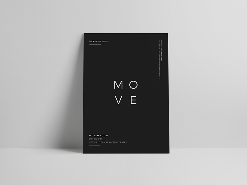 MOVE Poster by Carissa Penaflorida on Dribbble