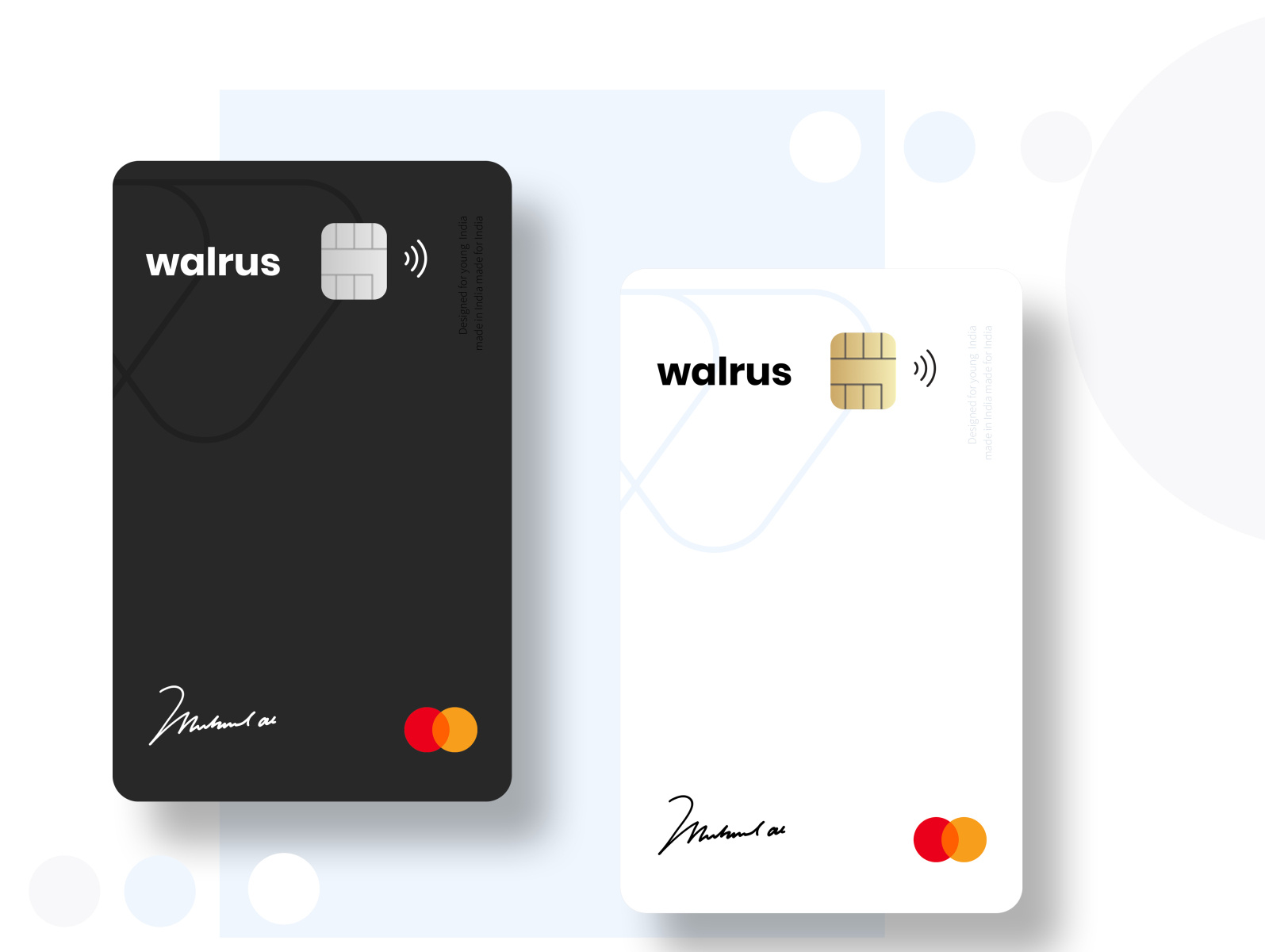 Dribbble - Walrus Card.jpg by Vinish Varghese