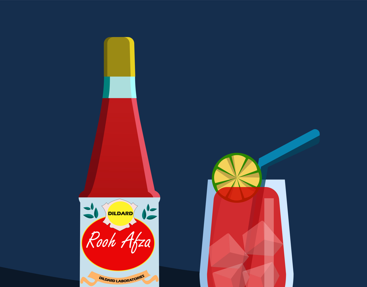Rooh Afza (The Drink of East) by Mahnoor Khan on Dribbble