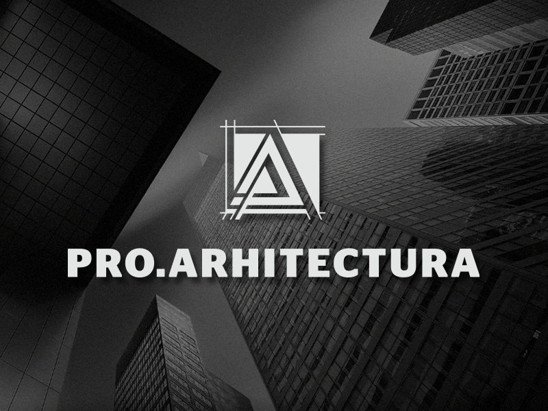 Pro Arhitectura Logo by Blackpen Designs on Dribbble