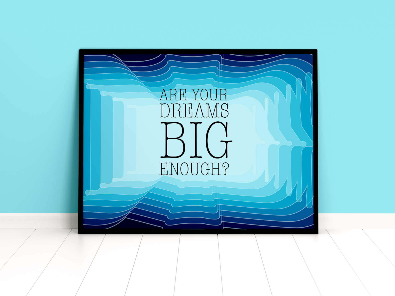 Are Your Dreams Big Enough? by Andrew Alger on Dribbble