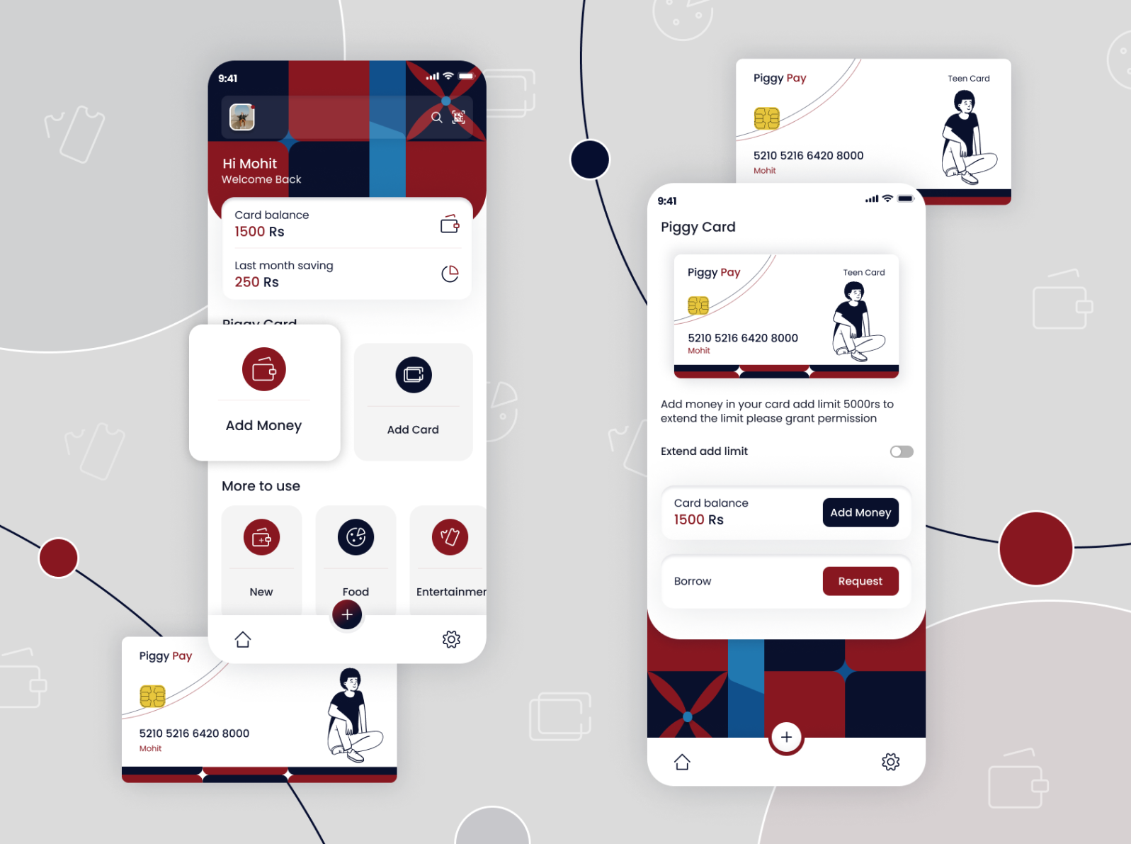 Expense management app. by Galaxy UX Studio on Dribbble