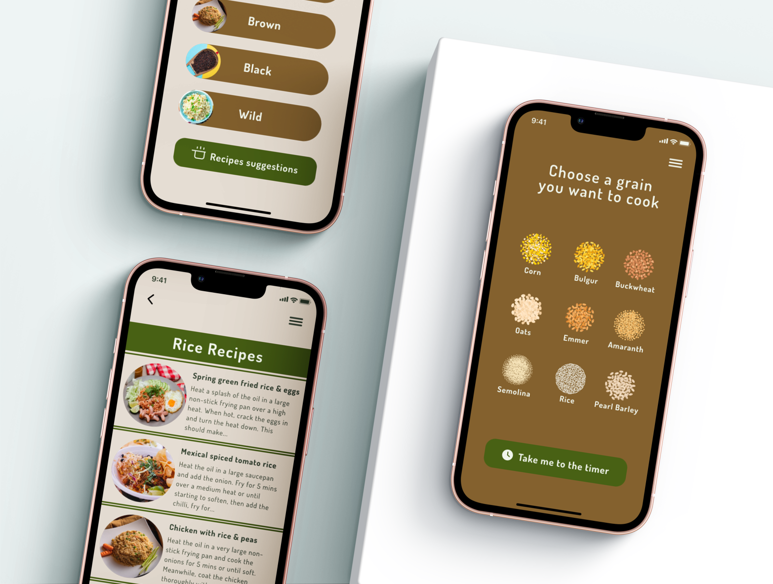 Grain Cooker App Design by Nataliia Stempkovska on Dribbble