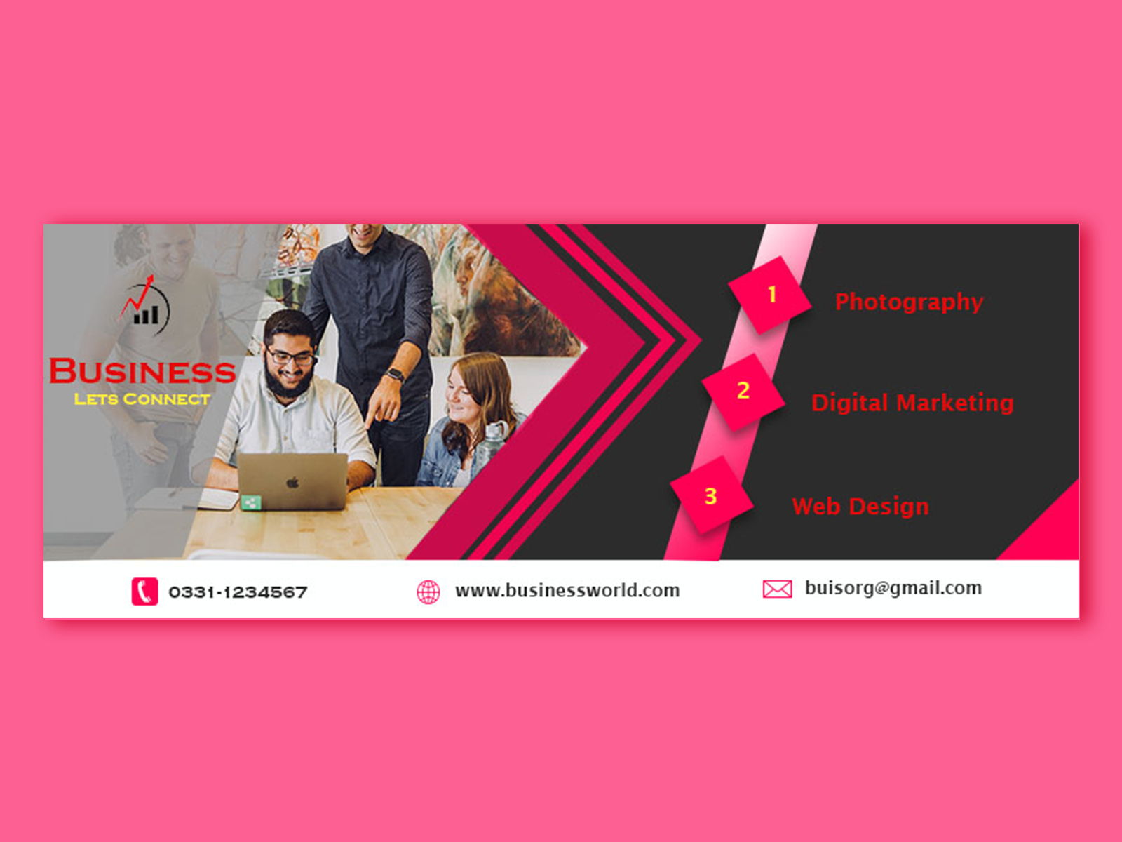 Banner by Ammara Zafar on Dribbble