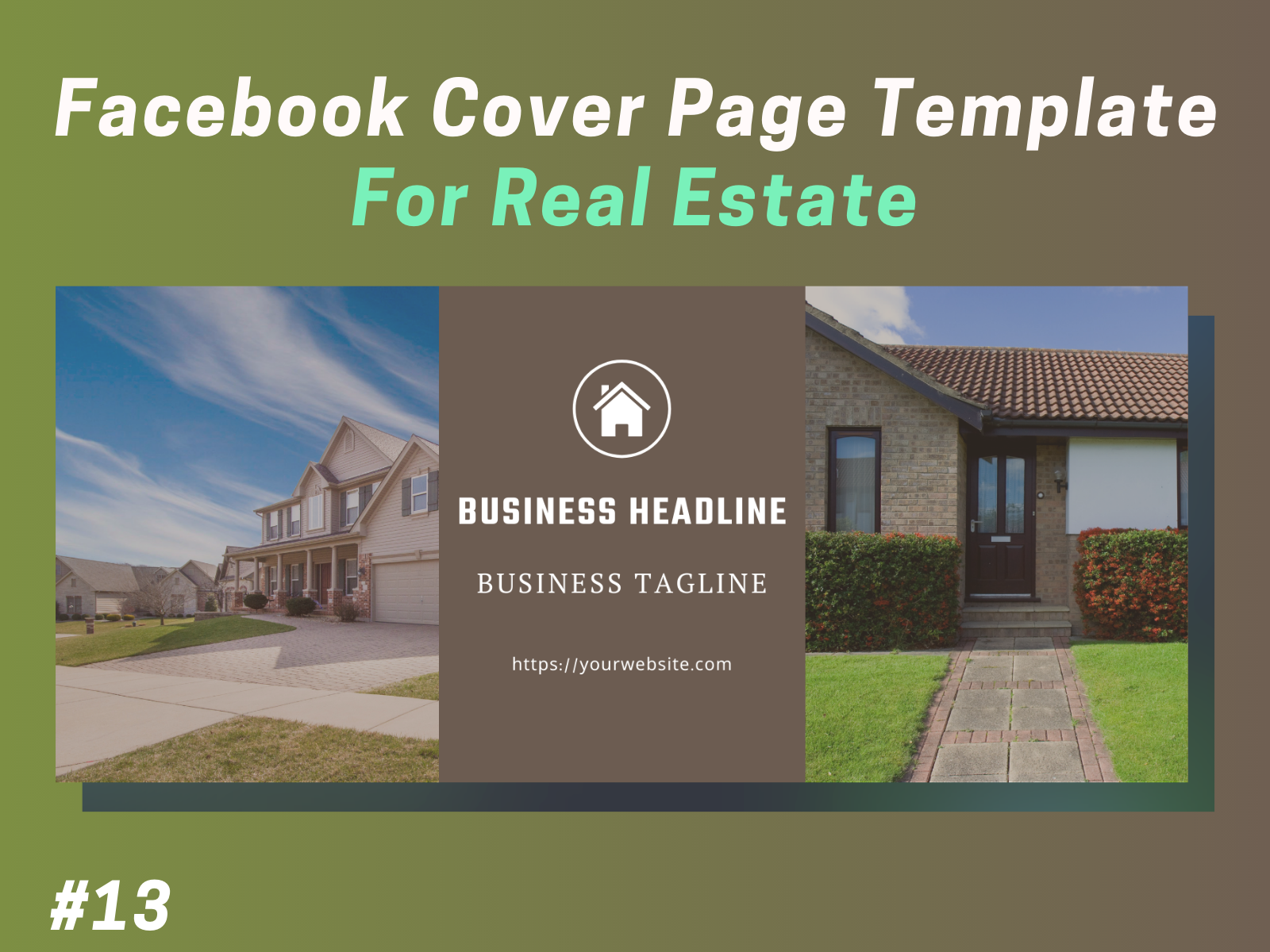 Real Estate Facebook Cover Page Template #13 by Reo Hary Saputra on ...