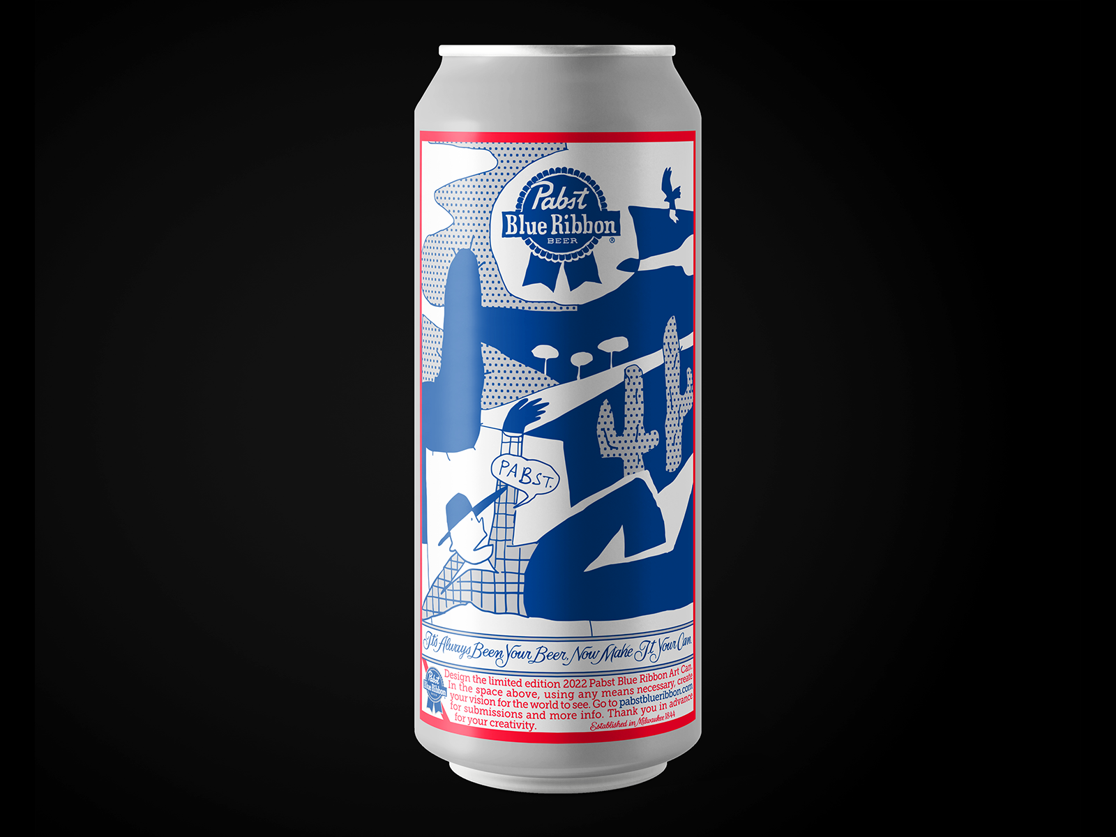 Pabst Blue Ribbon Clip Art