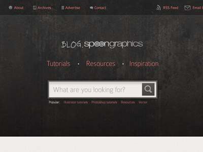 Blog.SpoonGraphics Redesign...? by Chris Spooner on Dribbble