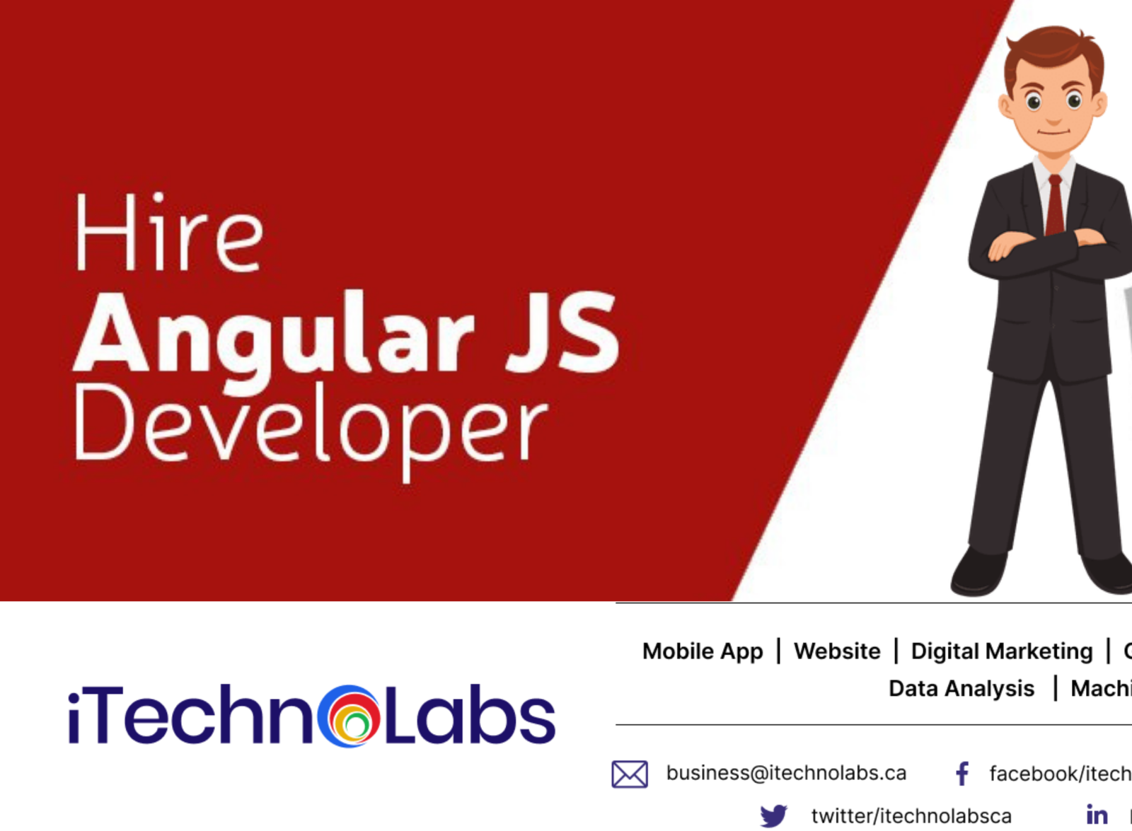 HIRE ANGULAR JS DEVELOPER by iTechnoLabs on Dribbble