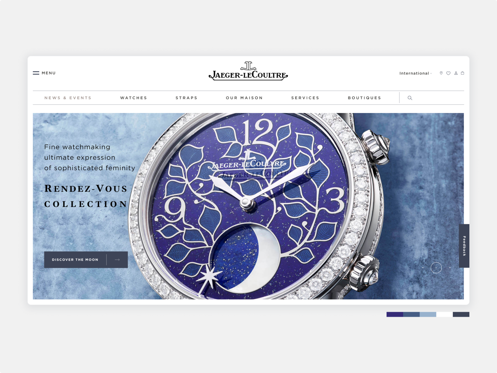 Watch Site JLC Banner by Liliya Musina on Dribbble