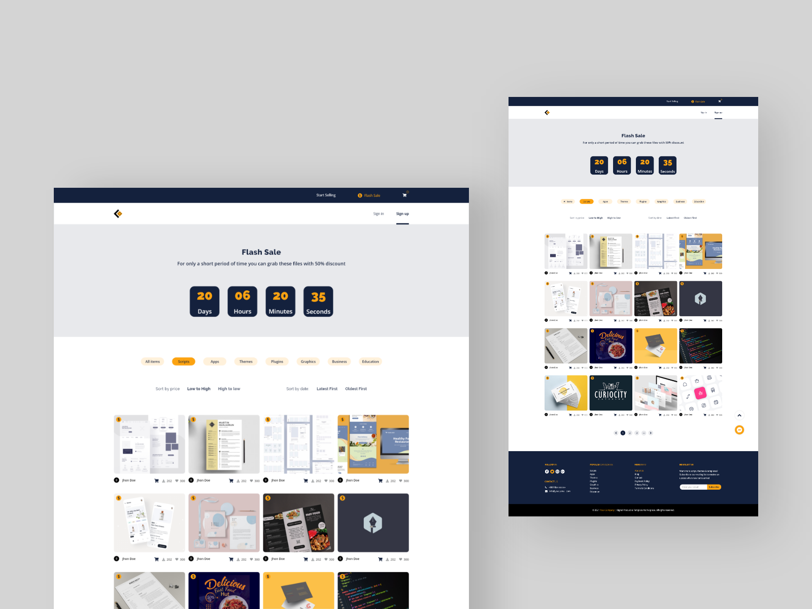 Countdown Timer / Flash Sale by Sabiha Afrin on Dribbble
