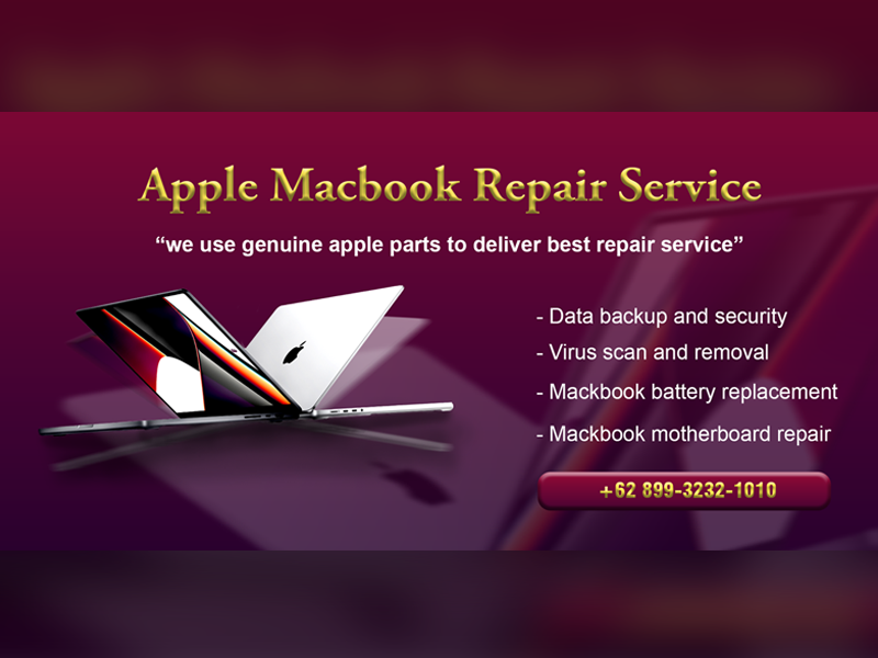 Banner Design #macbook #service #bannerdesign by by.laire on Dribbble