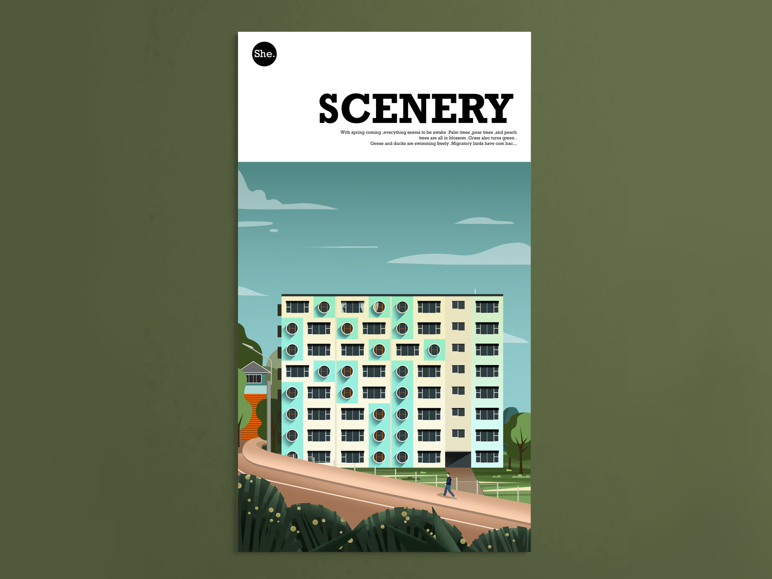 Scenery by man on Dribbble