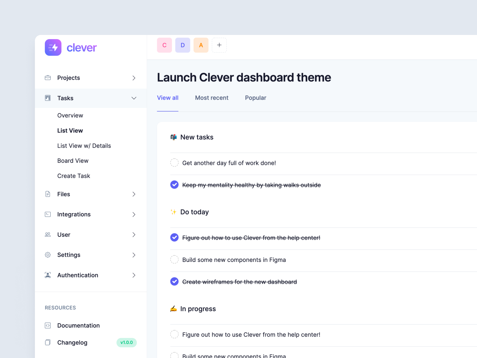 Task List Screen - Made by Webpixels by Webpixels on Dribbble