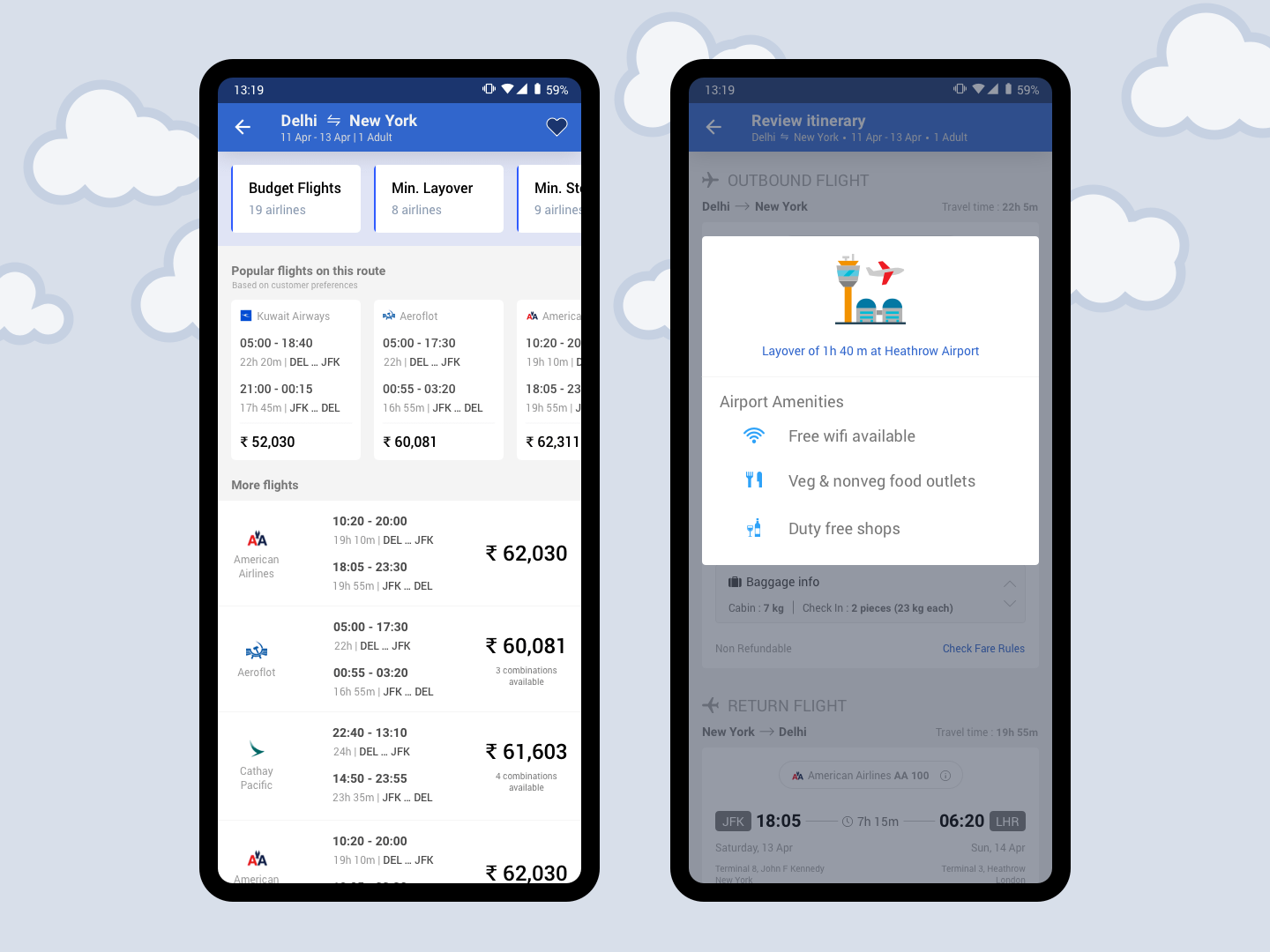 International Flight Booking Design by Ankit Pandole on Dribbble