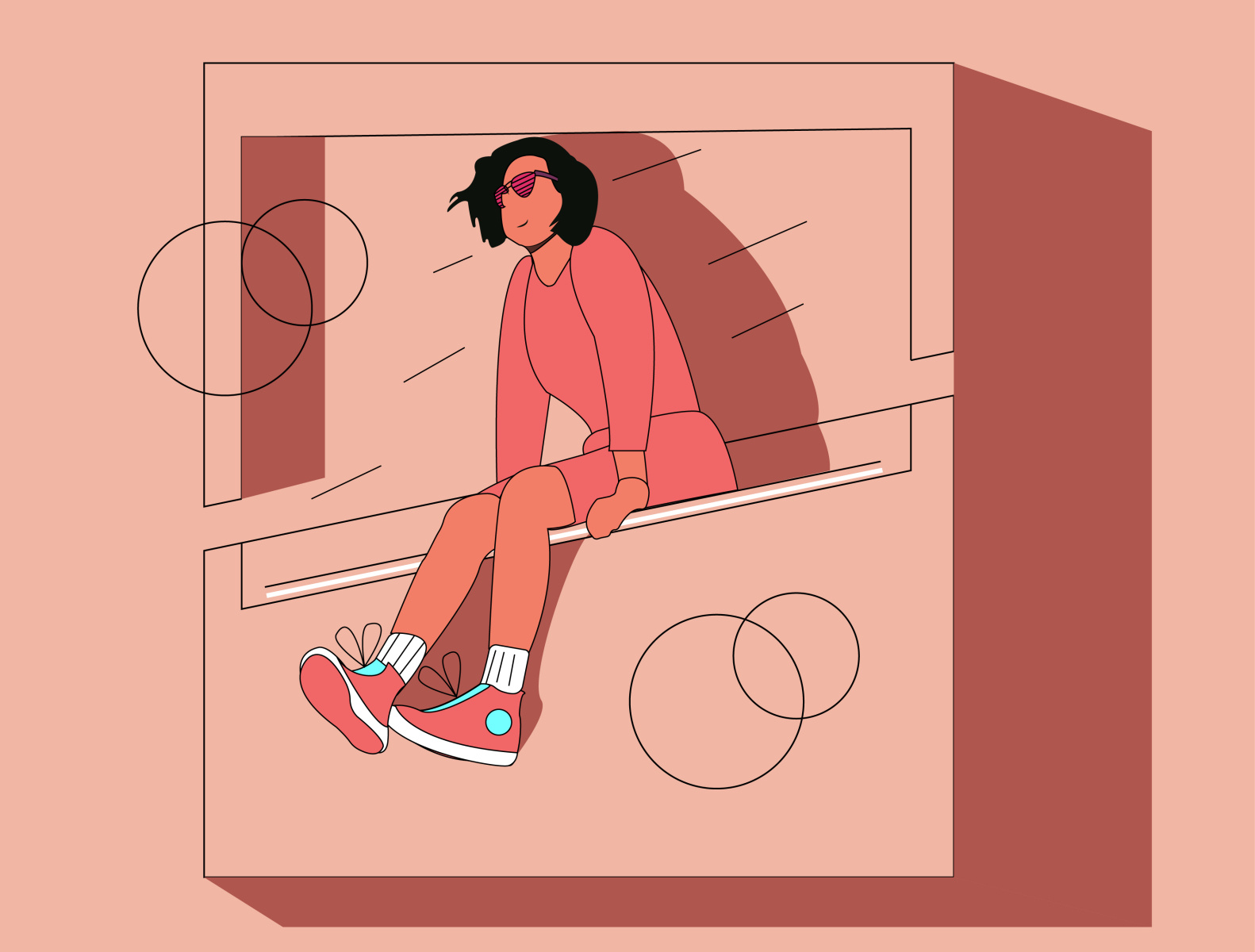 Flat illustration by Shoeb raj on Dribbble