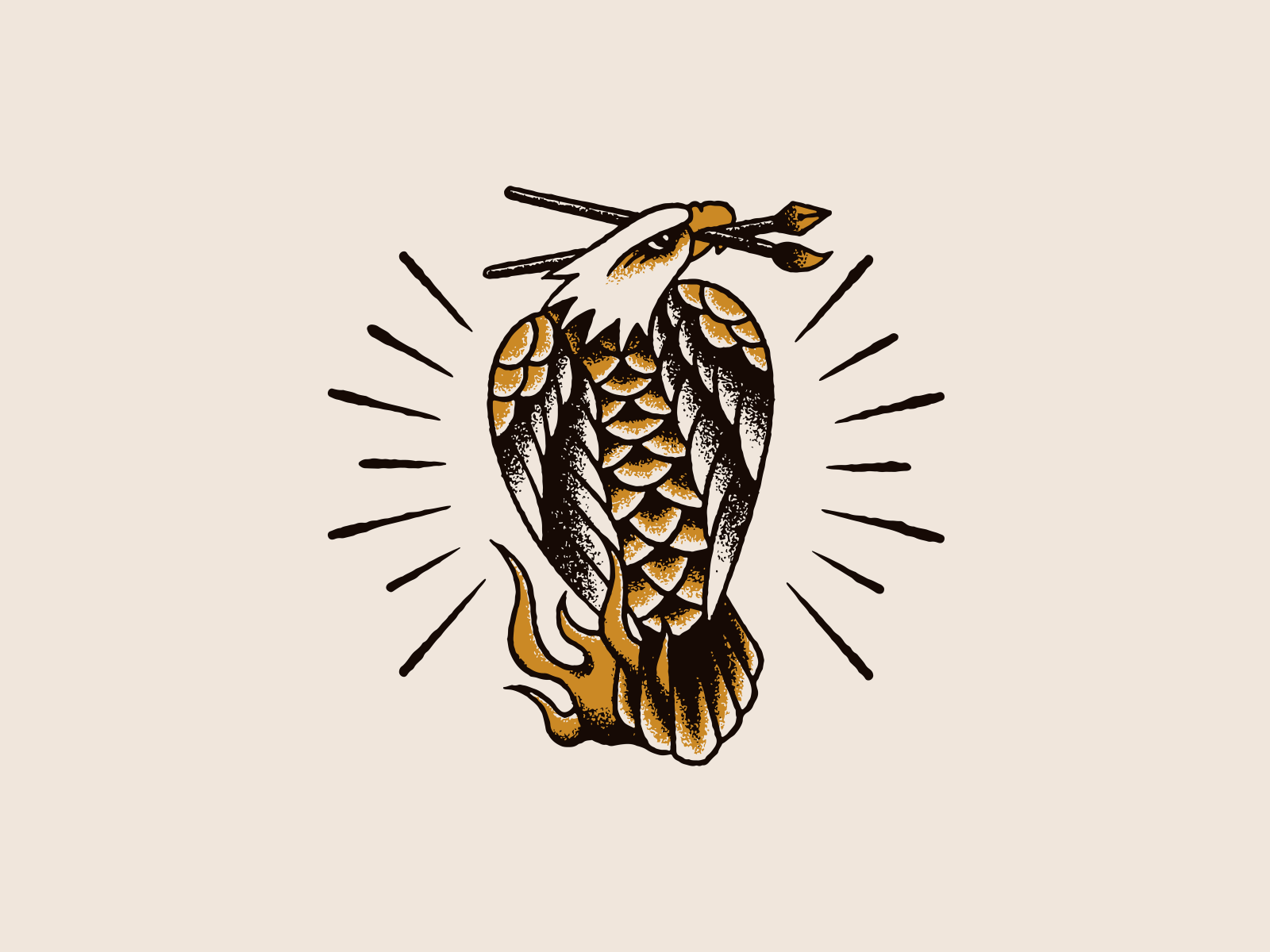 Brave Eagle by Bad Grain on Dribbble