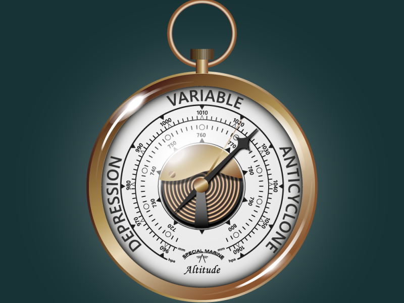 Barometer by AlinaF on Dribbble