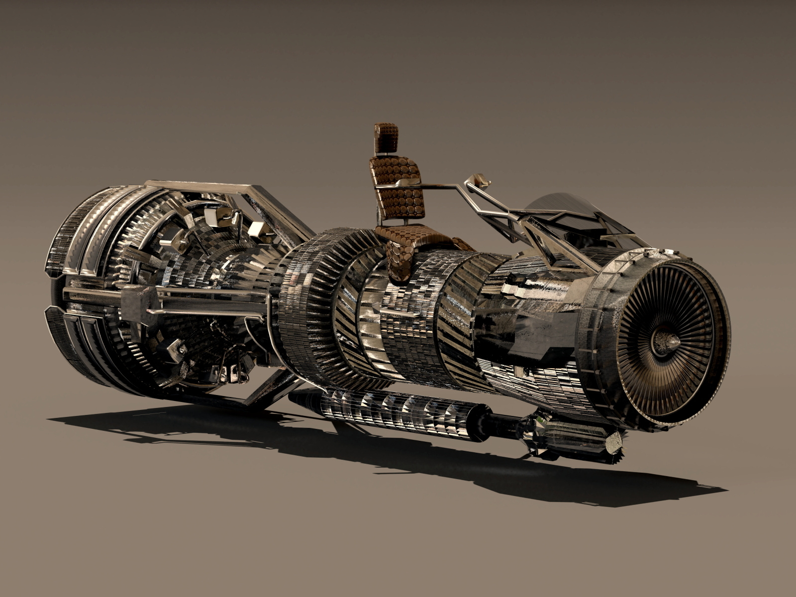 Turbine Concept Sci-Fi Vehicle 3D Model by Garett on Dribbble