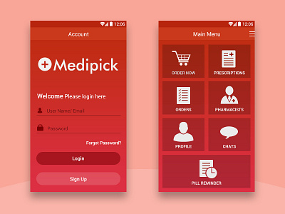 Mobile App UI by Deepesh Fagna on Dribbble