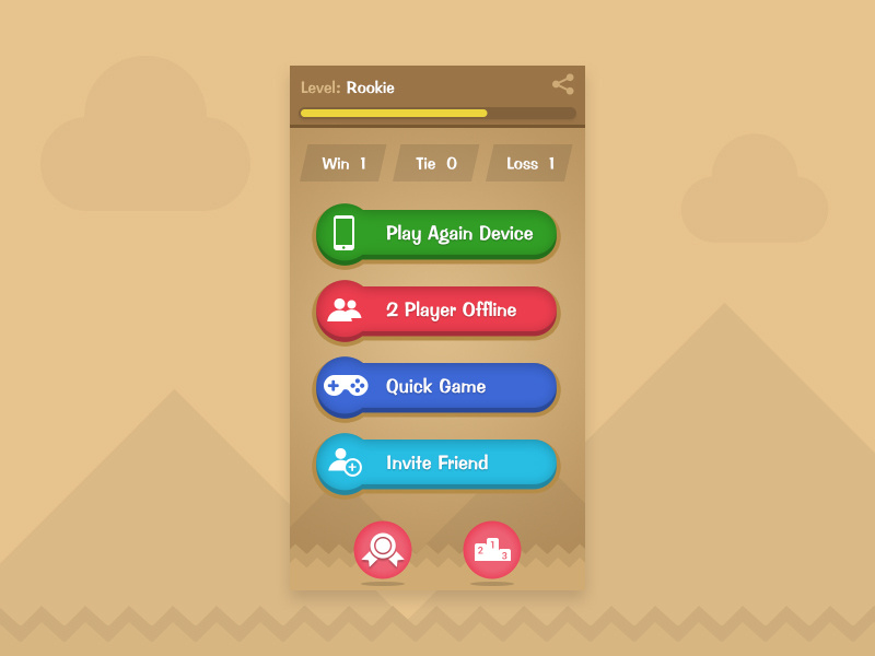 Mobile Game UI by Deepesh Kumar Fagna on Dribbble