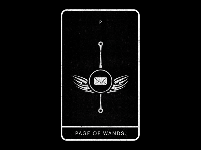 Page of Wands. by Raphael Arar on Dribbble