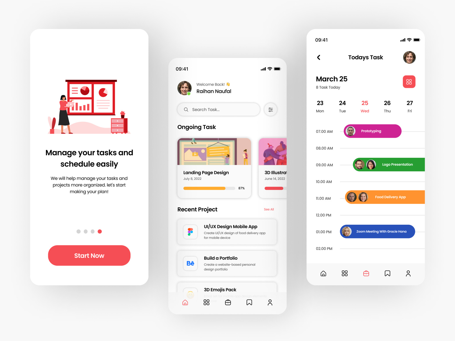 Task Management App by Raihan Naufal on Dribbble