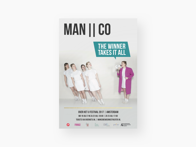 The Winner Takes It All - Poster design by Emile Feij on Dribbble