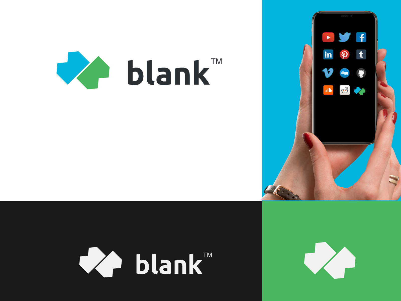 Blank Logo Design by Protap Chandra 🏅 on Dribbble