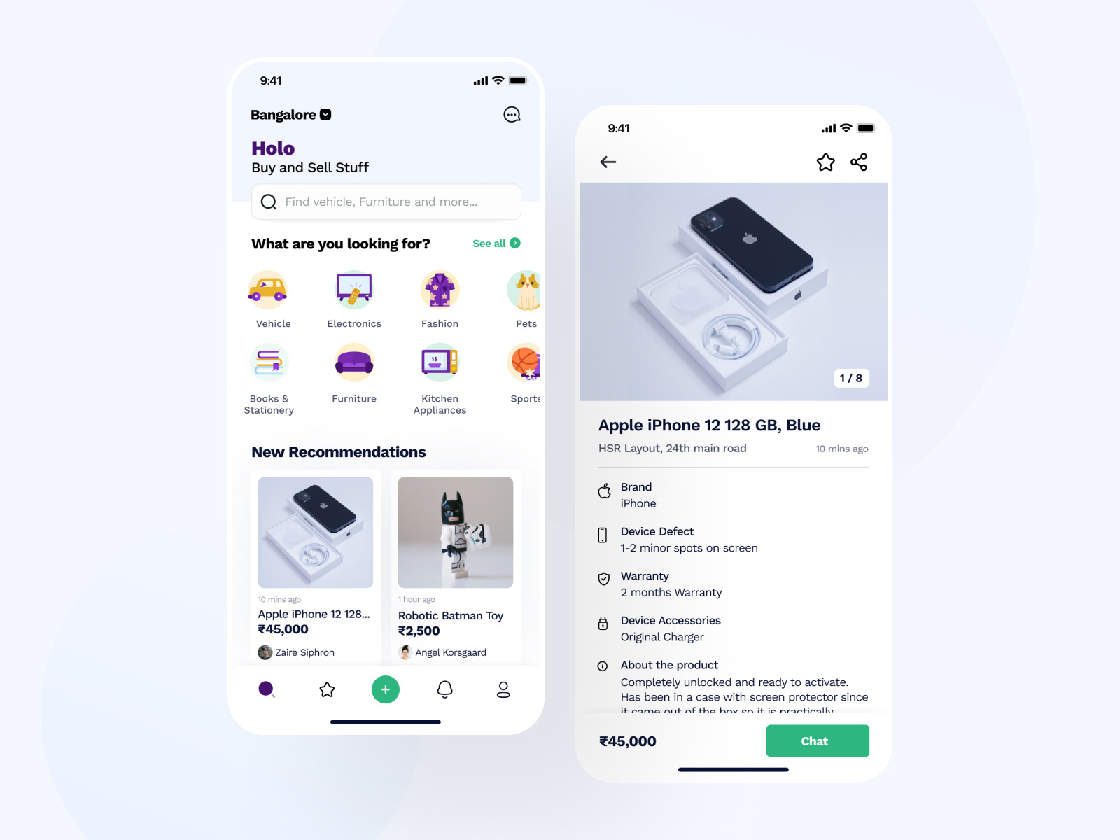 Buy and Sell Used Stuff by Mahima Mahajan for Appening on Dribbble