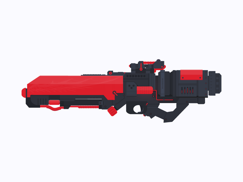 Flame Gun by 左子祯 on Dribbble
