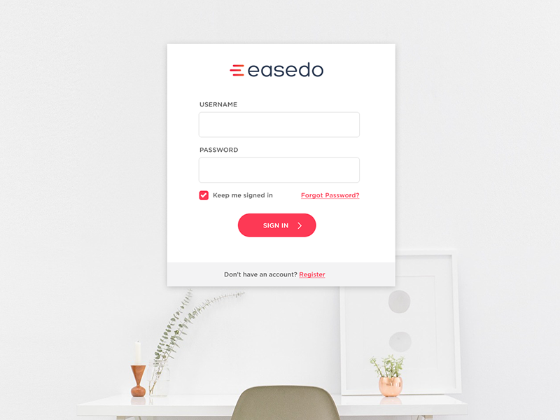 Dribbble - login.png by Prateek Gupta