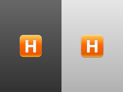 'H' icon by Chee Aun on Dribbble