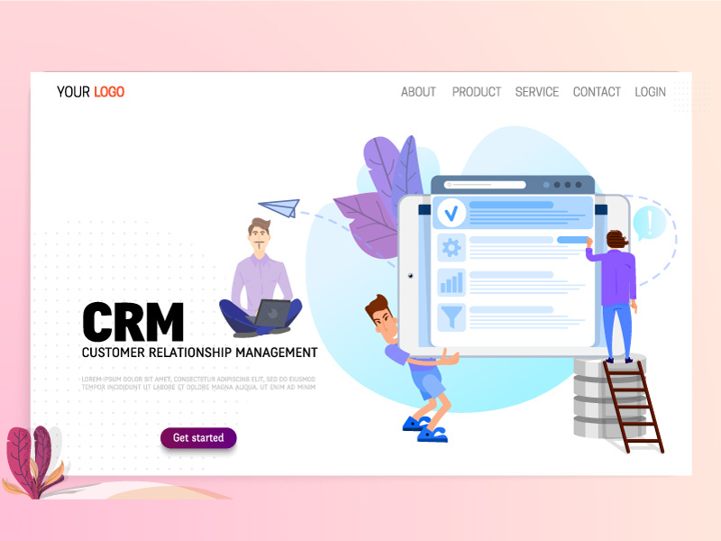 CRM concept by Sergey Bykov on Dribbble
