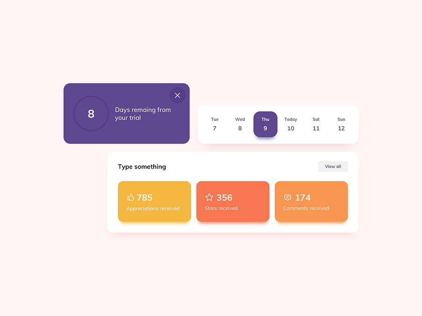 UI Components Design by Ildiko Gaspar on Dribbble