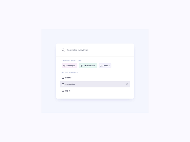 Search UI Design by Ildiko Gaspar on Dribbble